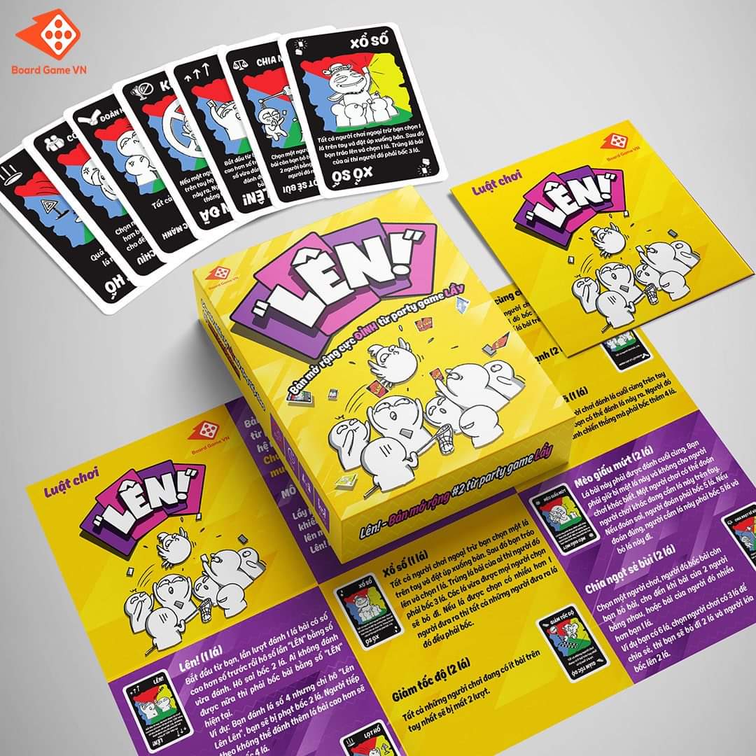 Hướng dẫn chơi bài Lên - Bản mở rộng #2 từ party game Lầy