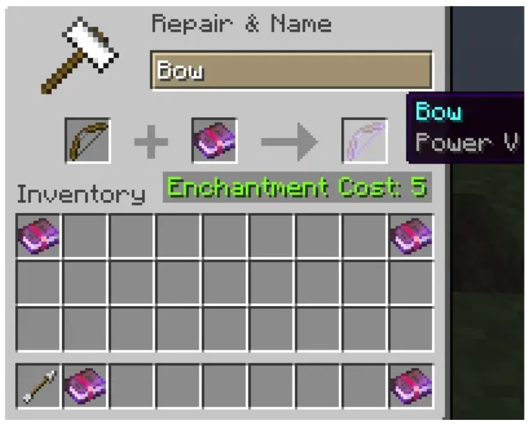 Những Enchantment (Phù phép) cho Bow (Cung) trong Minecraft