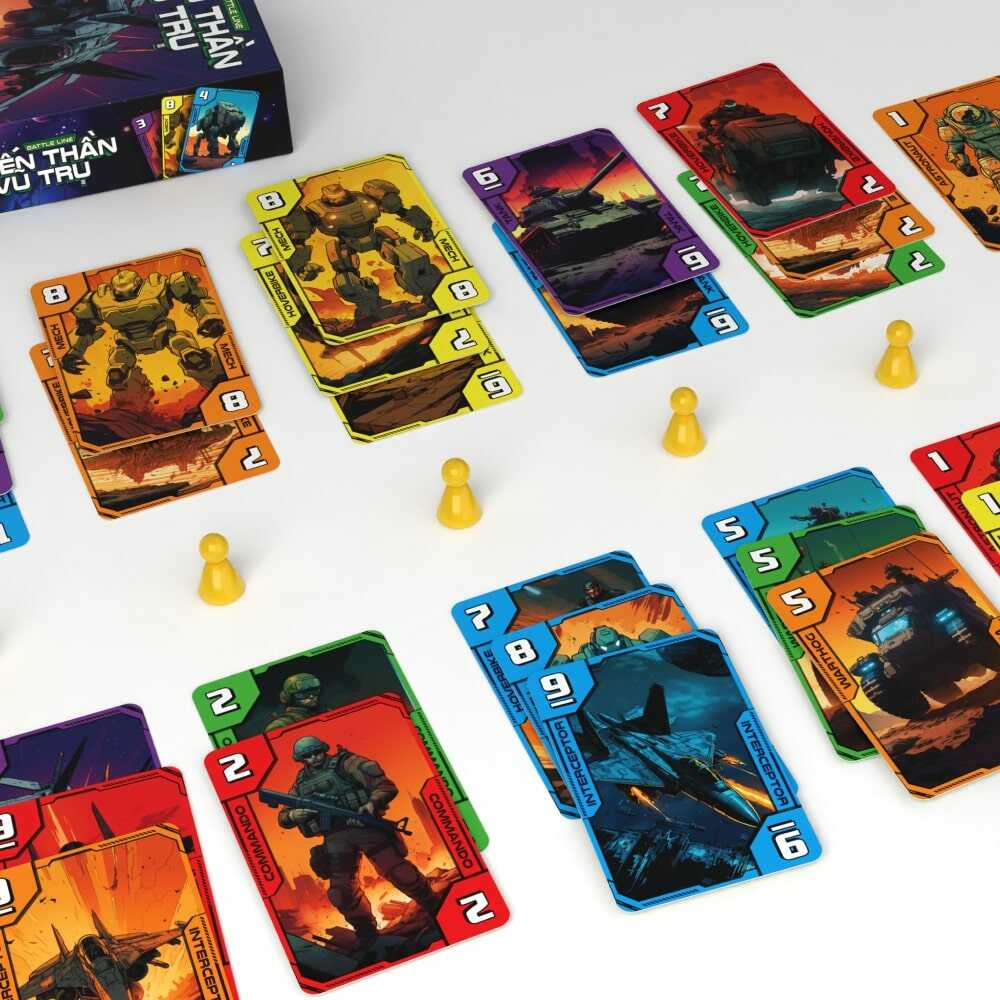Hướng dẫn cách chơi board game Battle Line - Chiến Thần Vũ Trụ