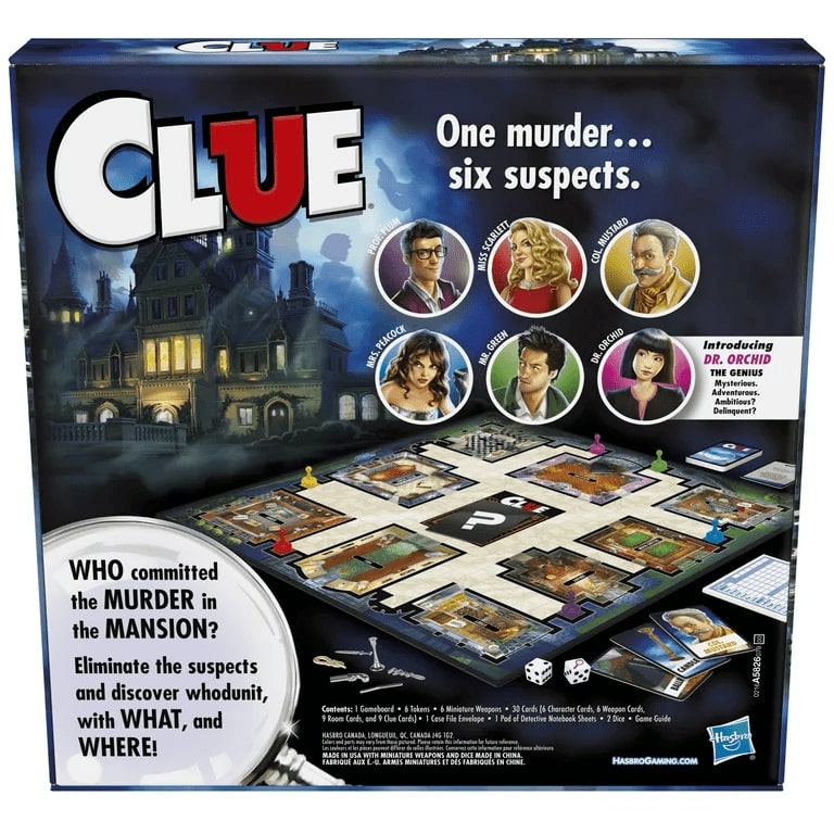 Hướng dẫn cách chơi board game Clue