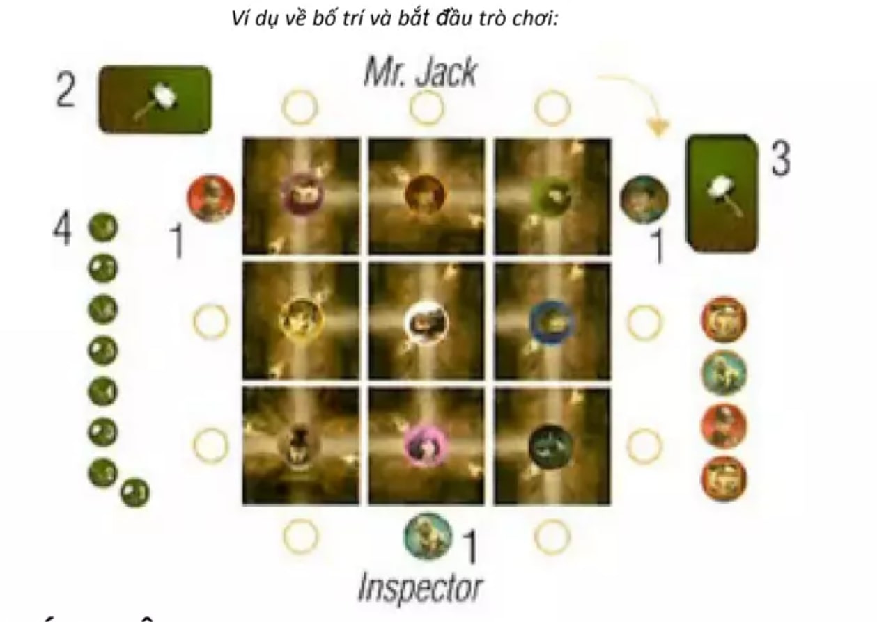 Hướng dẫn cách chơi board game Mr Jack Pocket
