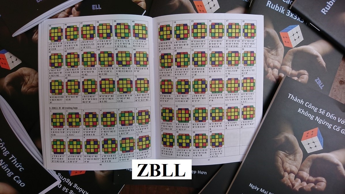 Giới thiệu về Bộ công thức ZBLL giải tầng cuối Rubik 3x3